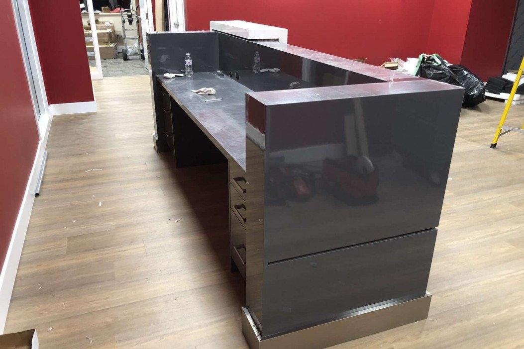 Reception Desk Unique Designs - TruGem Home Improvements - Trugem